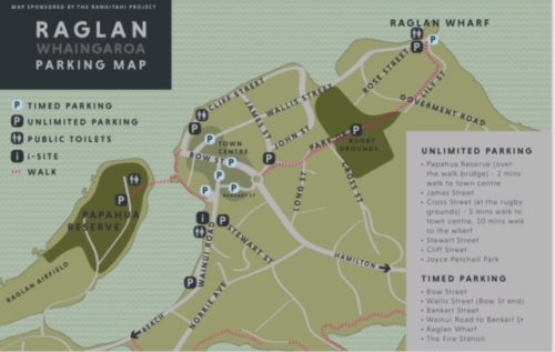 Raglan parking map out, ready for holiday season – Raglan 23