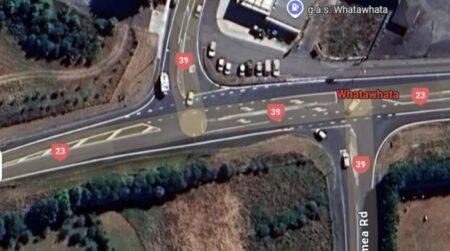 SH 23 Whatawhata Roundabout – No $s from Luxon Govt – Raglan 23